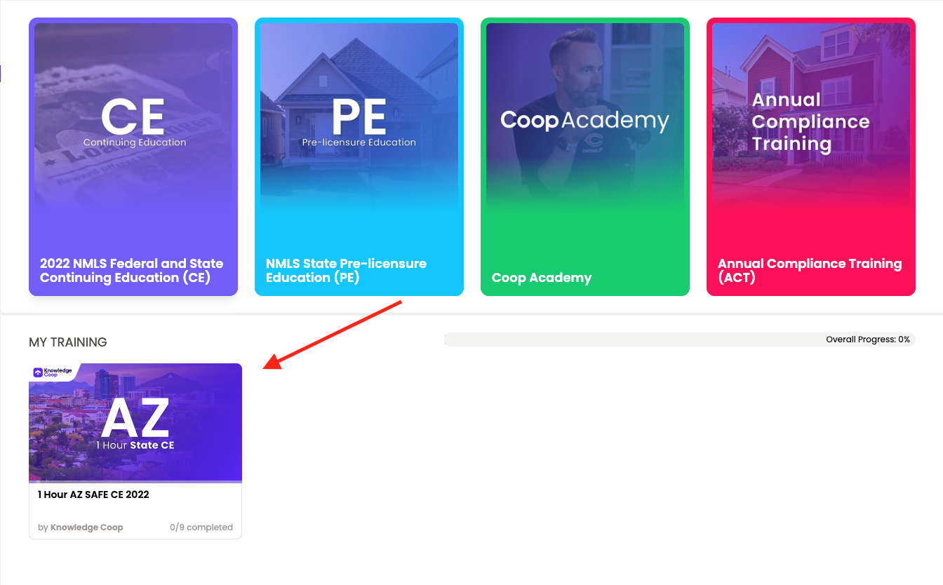 How do I access my courses?